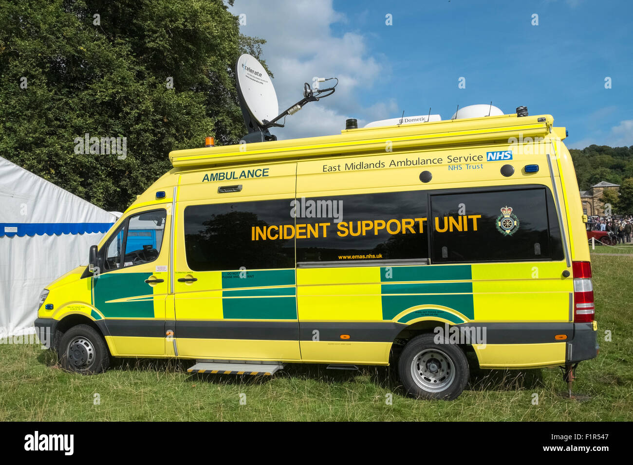 East Midlands Ambulance Service Incidence Support Unit vehicle at a ...