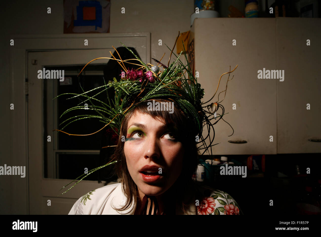 Annual Solstice party at 804 South Rogers in Bloomington, Indiana Stock ...