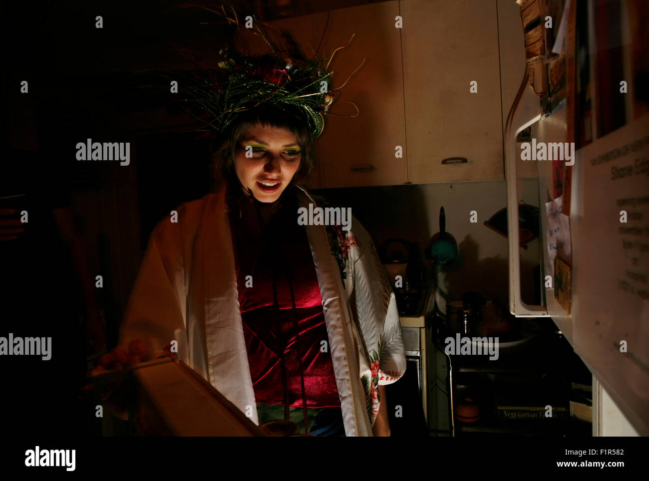 Annual Solstice party at 804 South Rogers in Bloomington, Indiana Stock ...