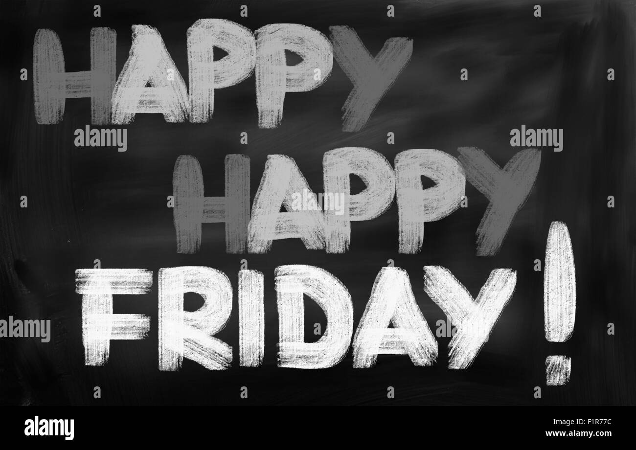 Happy Happy Friday Concept Stock Photo - Alamy