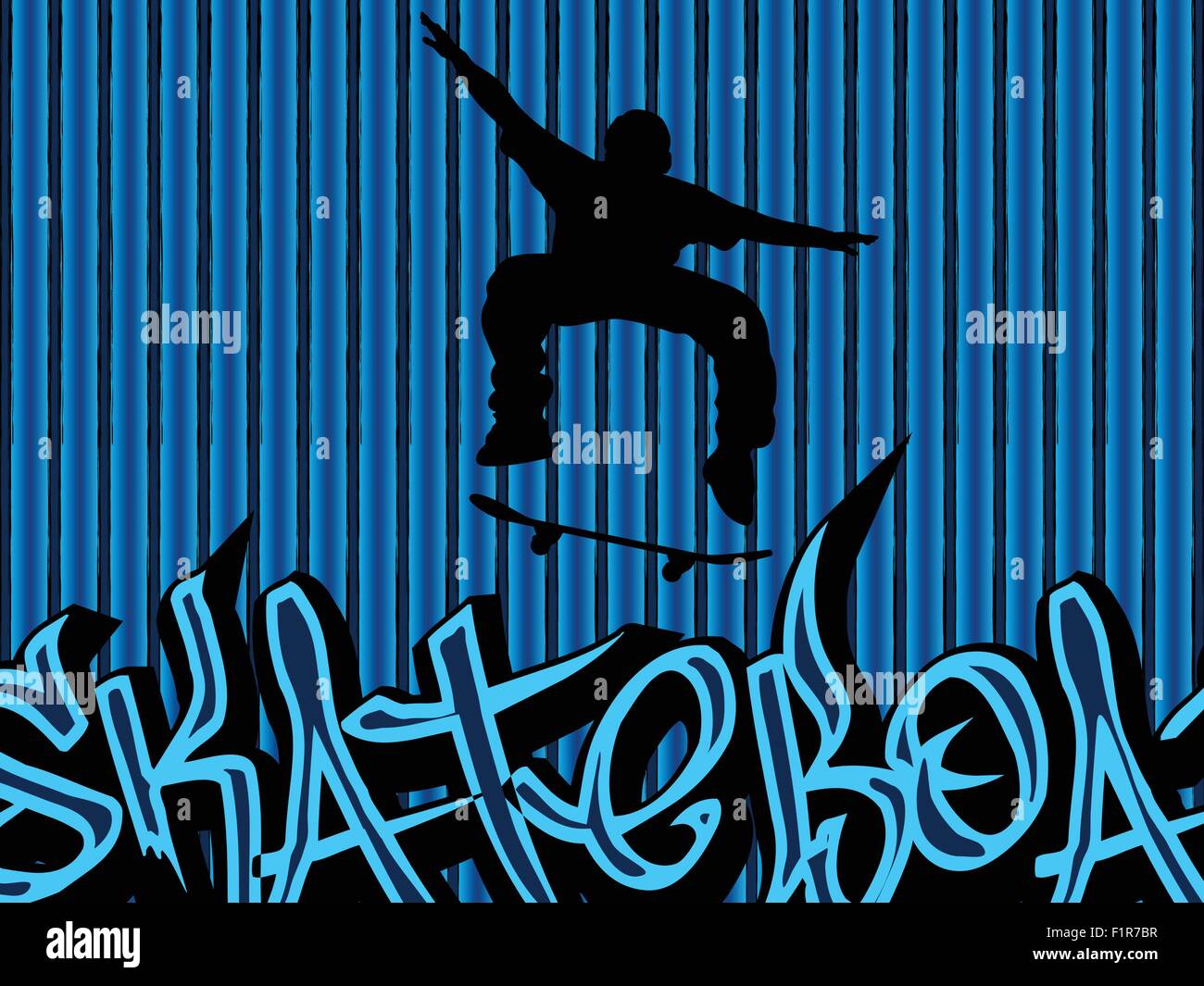 Graffiti skate Stock Vector Images - Alamy