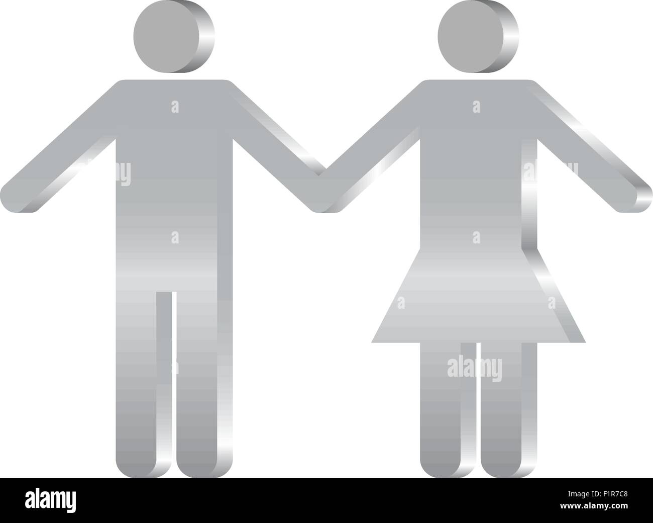 Man woman together drawing Stock Vector Images - Alamy