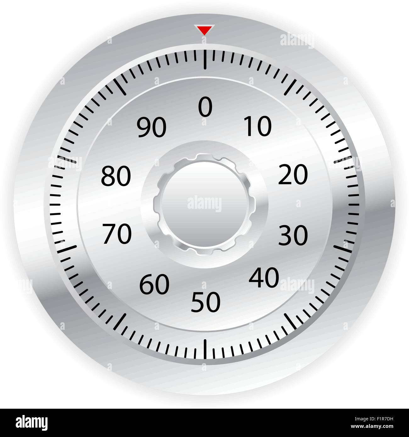 Combination lock on white background. Vector illustration Stock Vector ...