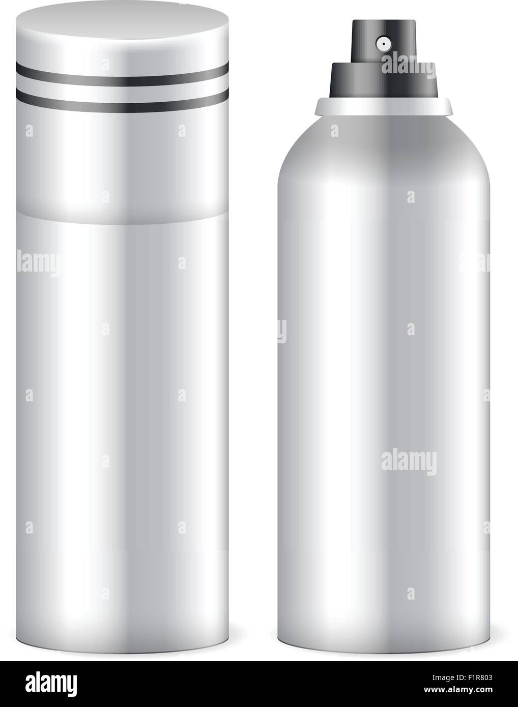 Deodorant spray on white background. Vector illustration Stock Vector ...