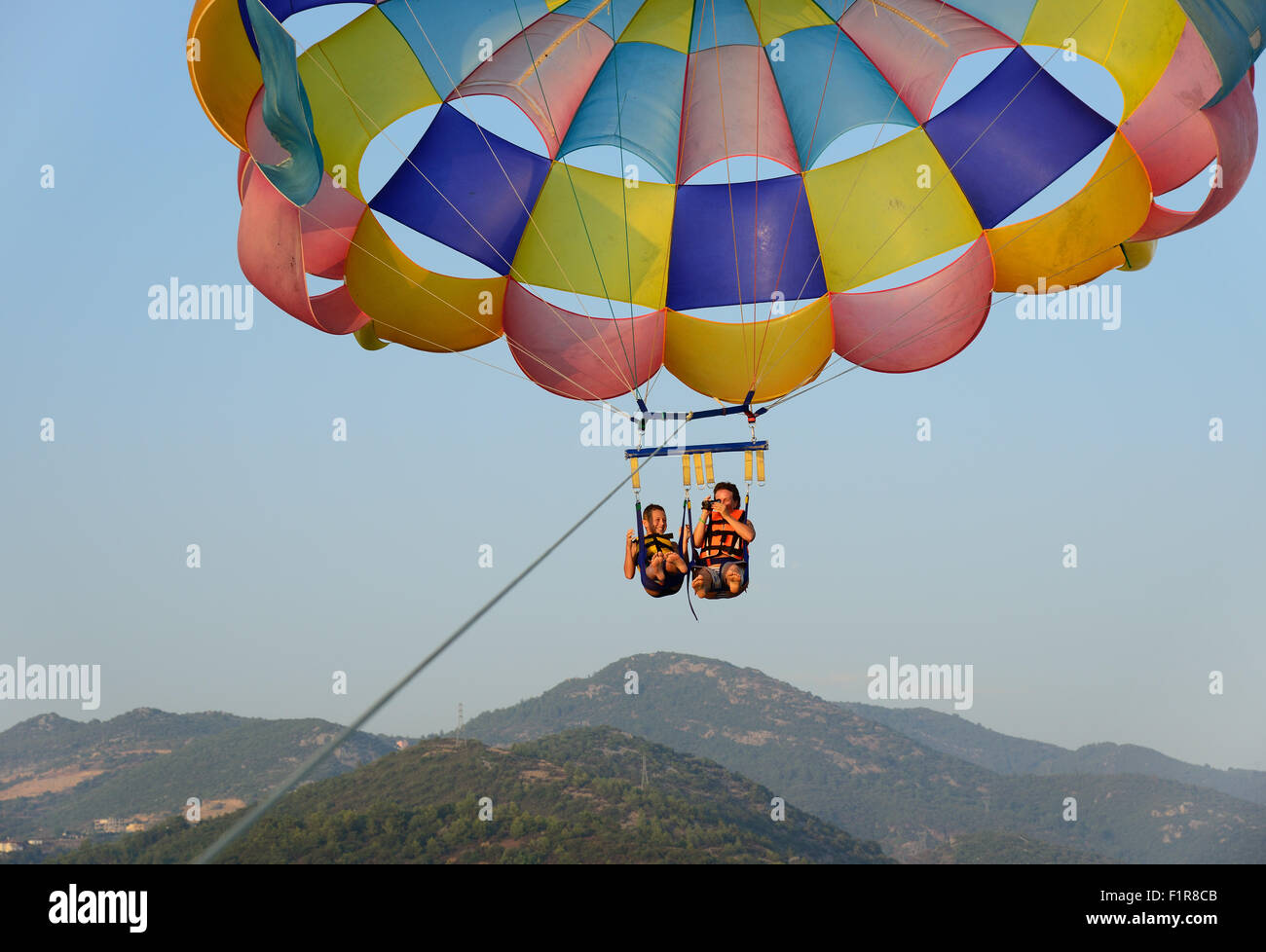 Two Parasailing High Resolution Stock Photography and Images - Alamy