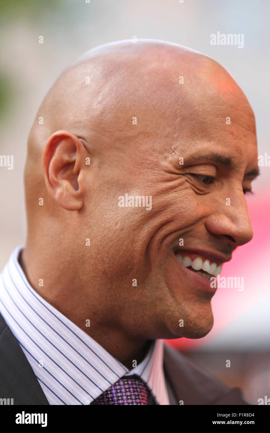 London, UK, 21st May 2015: Dwayne Johnson attends the World Premiere of ...