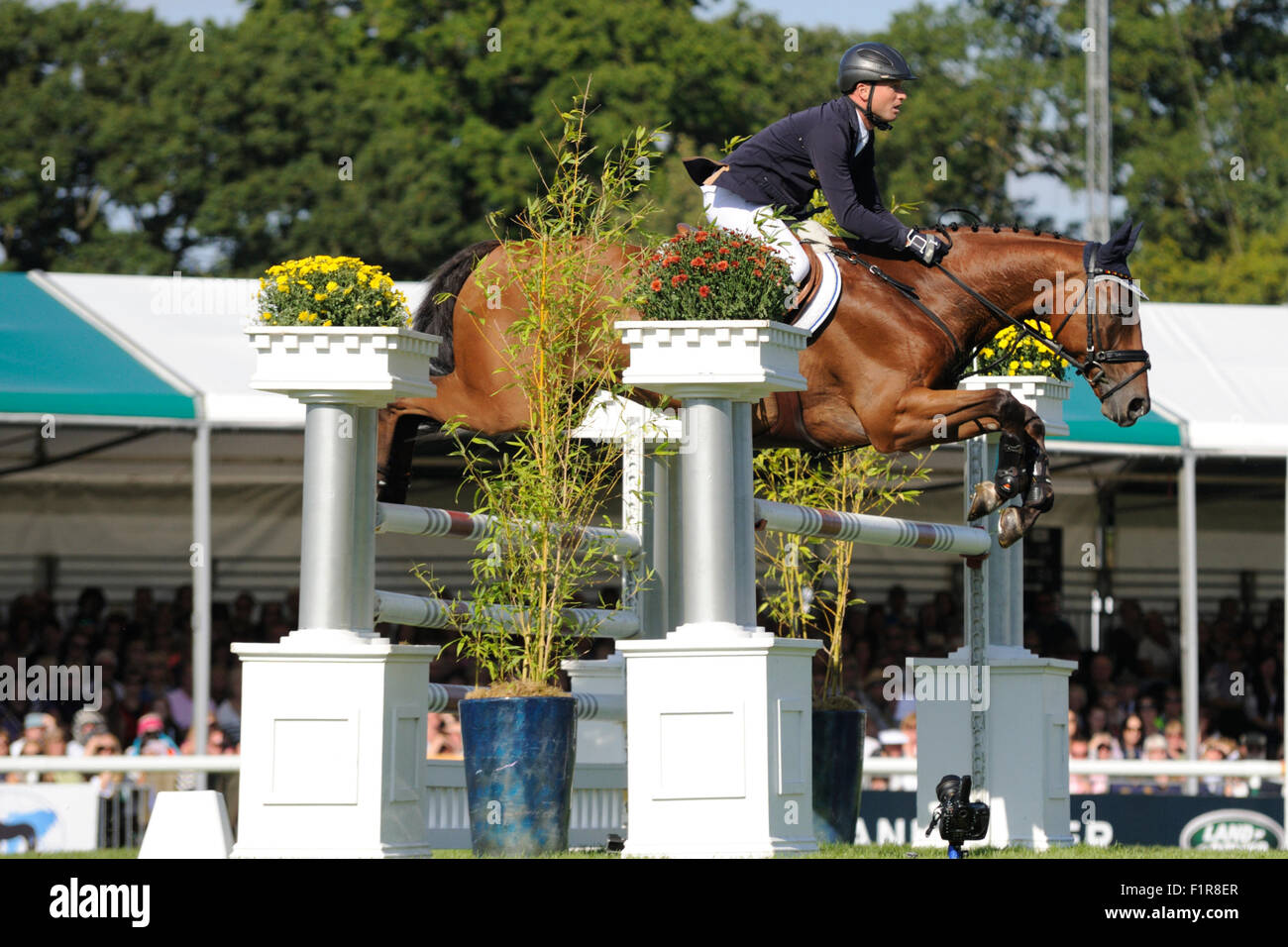 Land rover burghley horse trials day 4 burghley house hi-res stock ...