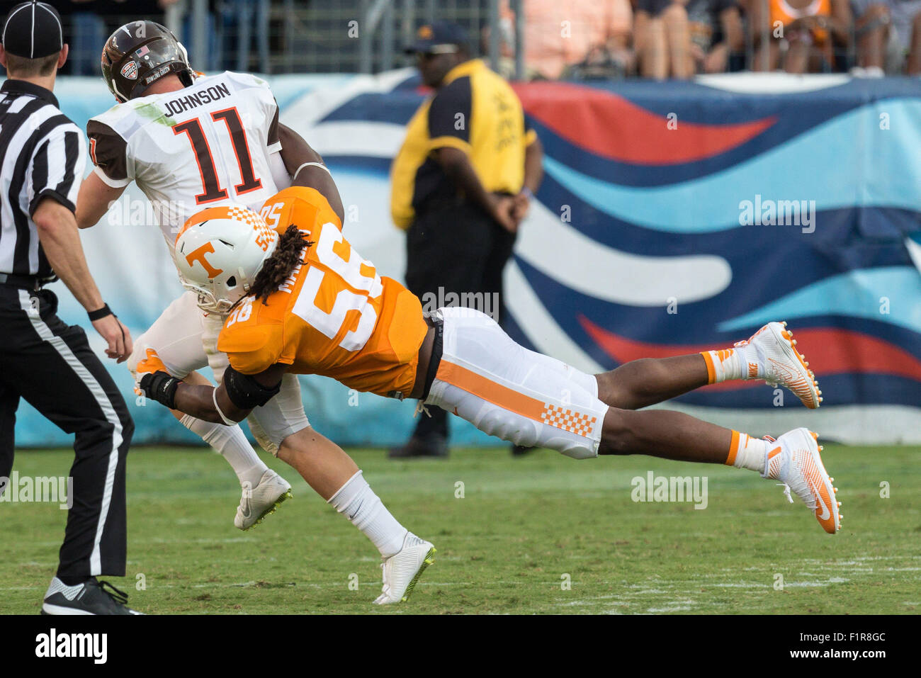 Nashville, Tennessee, USA. 5th September, 2015. Curt Maggitt #56 of the ...