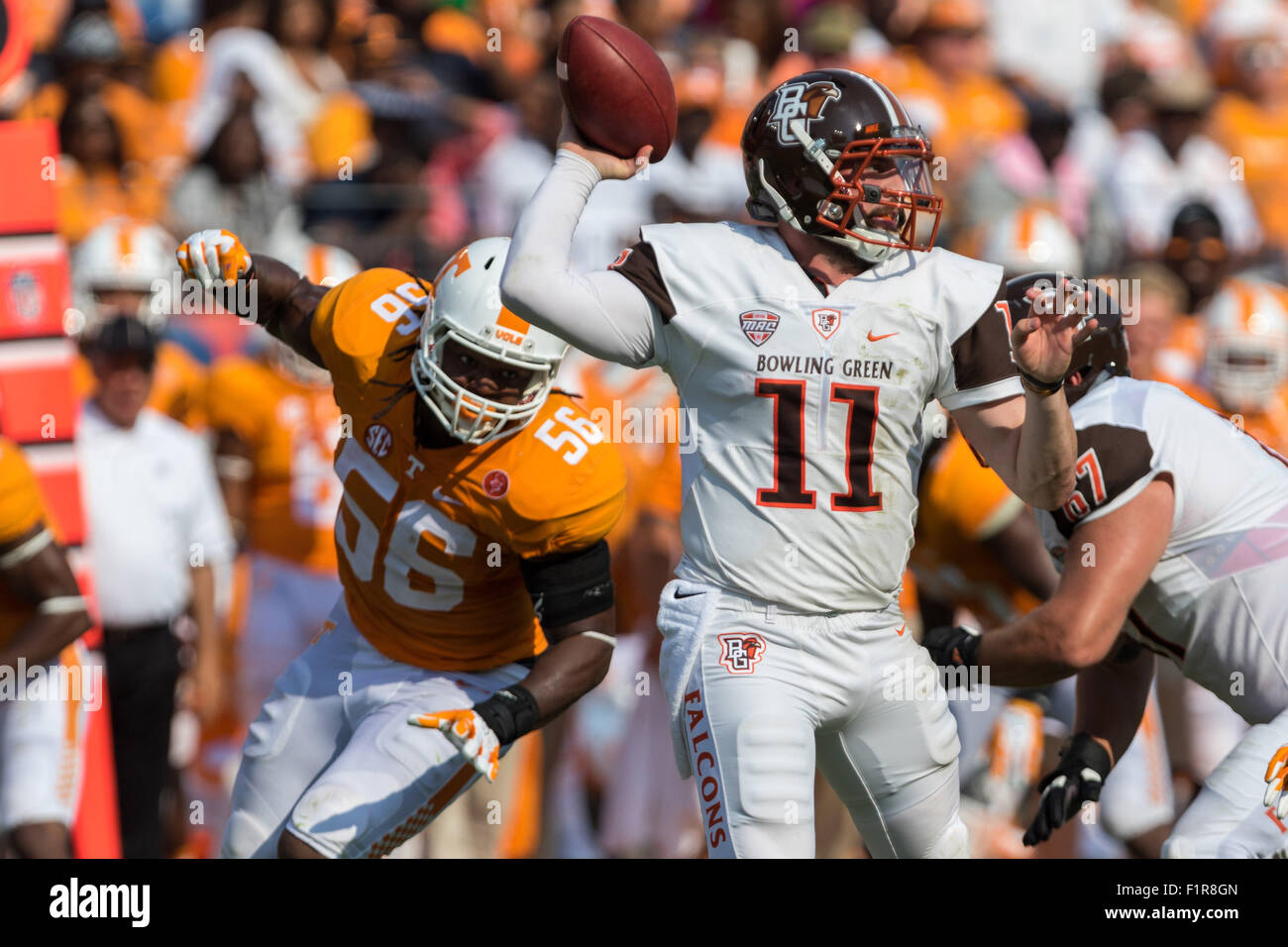 Nashville, Tennessee, USA. 5th September, 2015. Matt Johnson #11 of the ...