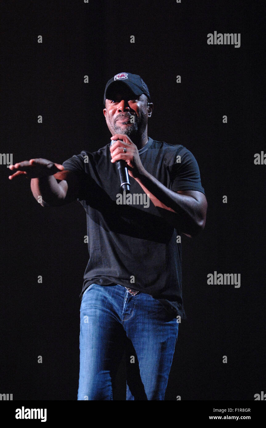 Raleigh, North Carolina, USA. 28th Aug, 2015. Singer DARIUS RUCKER ...