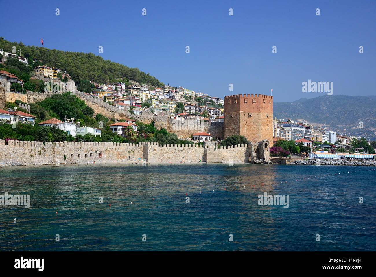 Alanya red tower hi-res stock photography and images - Alamy