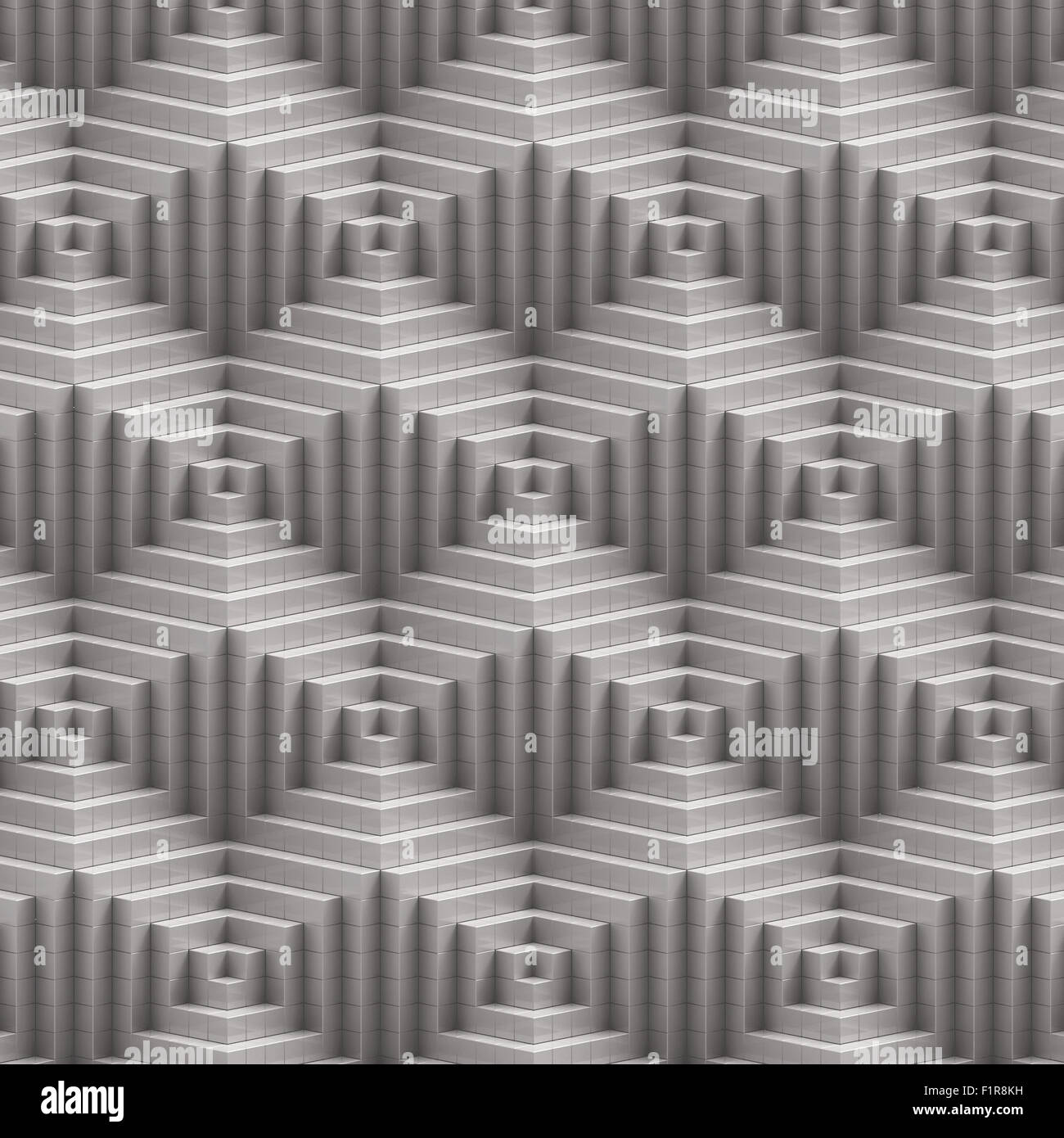 white abstract cube structure Stock Photo - Alamy