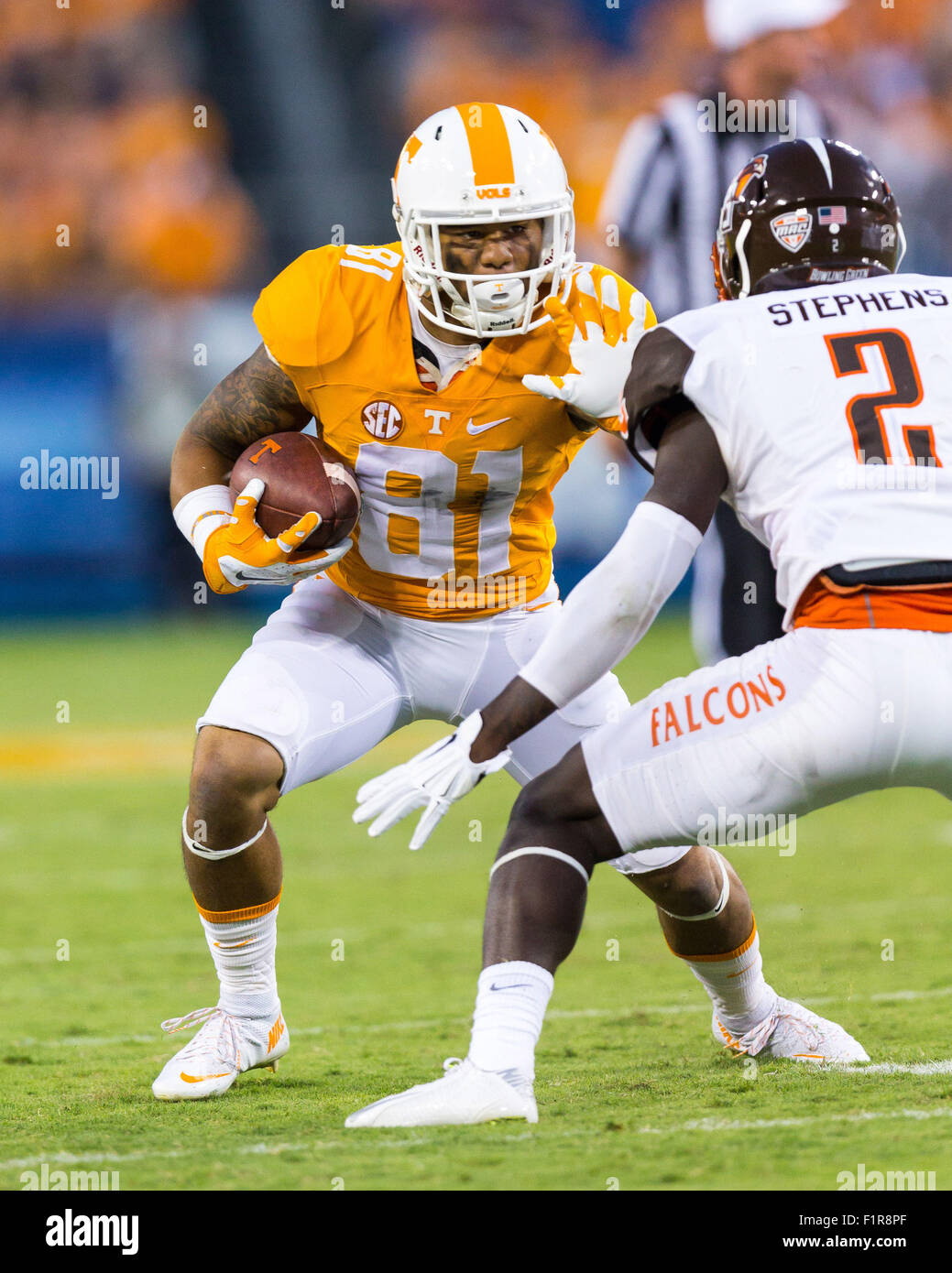 Nashville, Tennessee, USA. 5th September, 2015. Johnathon Johnson #81 ...