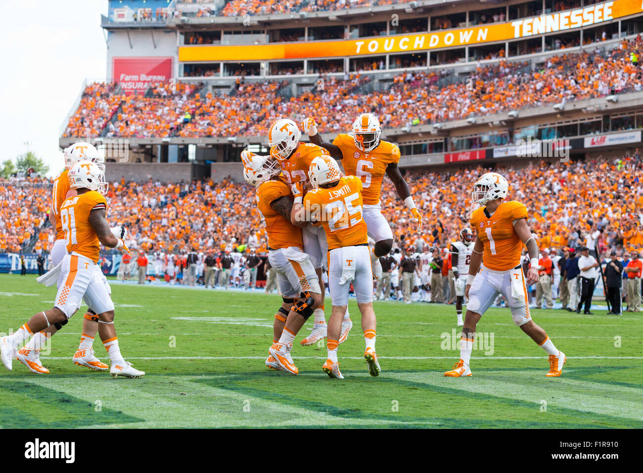 Nashville, Tennessee, USA. 5th September, 2015.Tennessee Volunteers ...