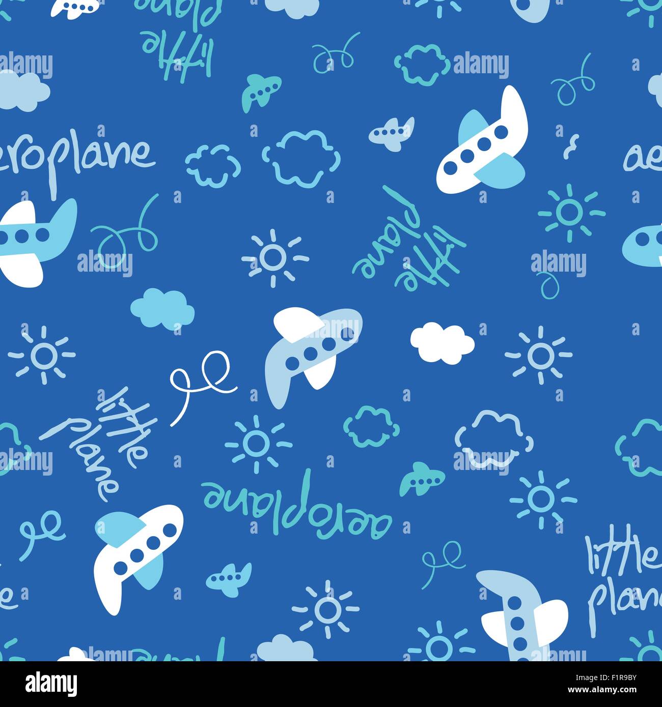Aeroplane pattern Stock Vector Images - Alamy