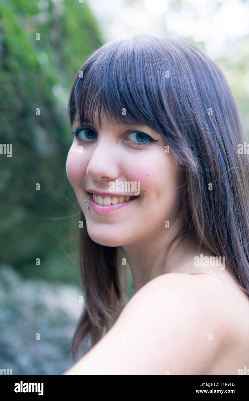 An attractive young Croatian woman from Korcula in Dalmatia Stock Photo ...