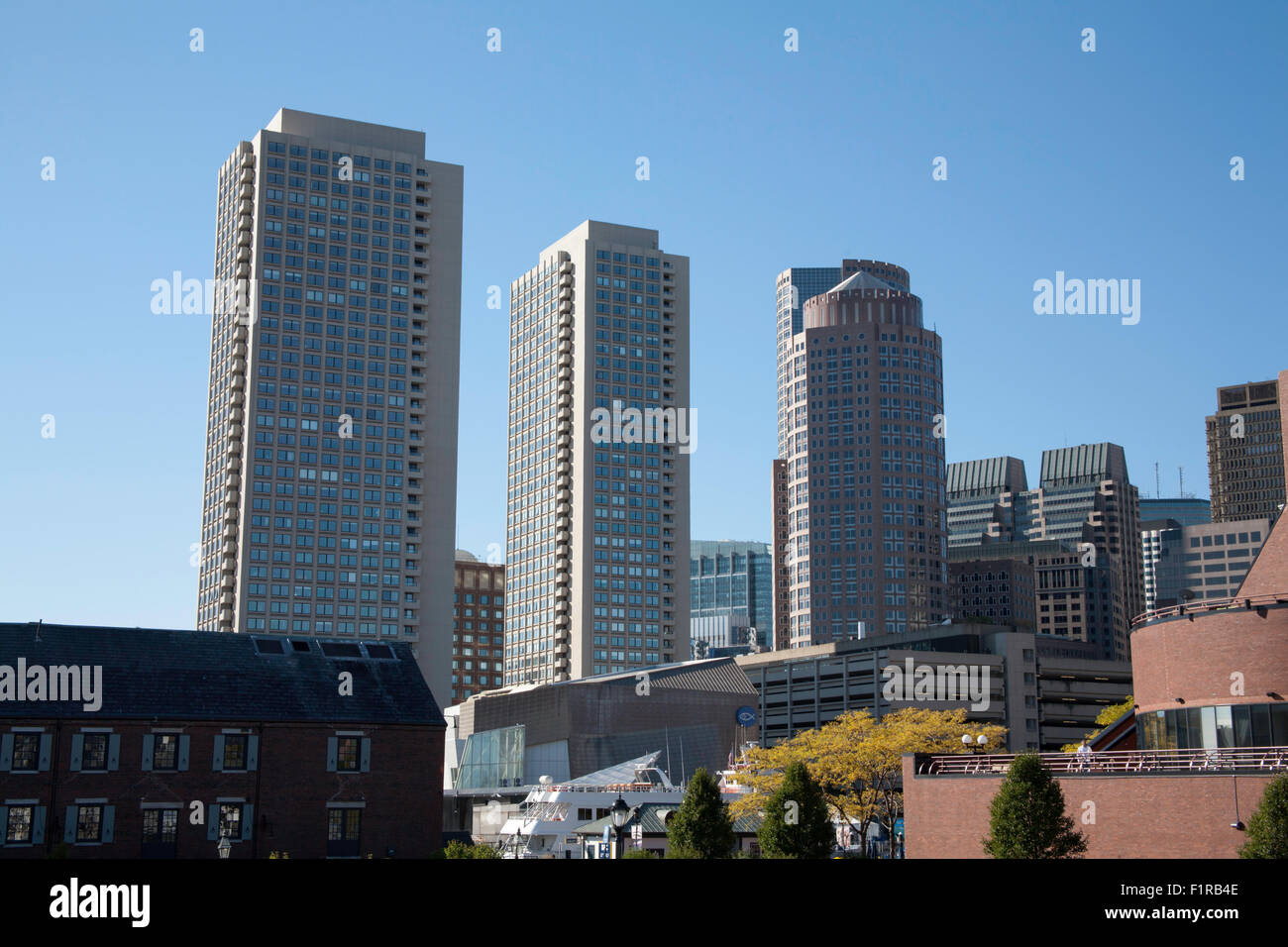 High Rise office buildings The Waterfront Boston Massachusetts USA ...