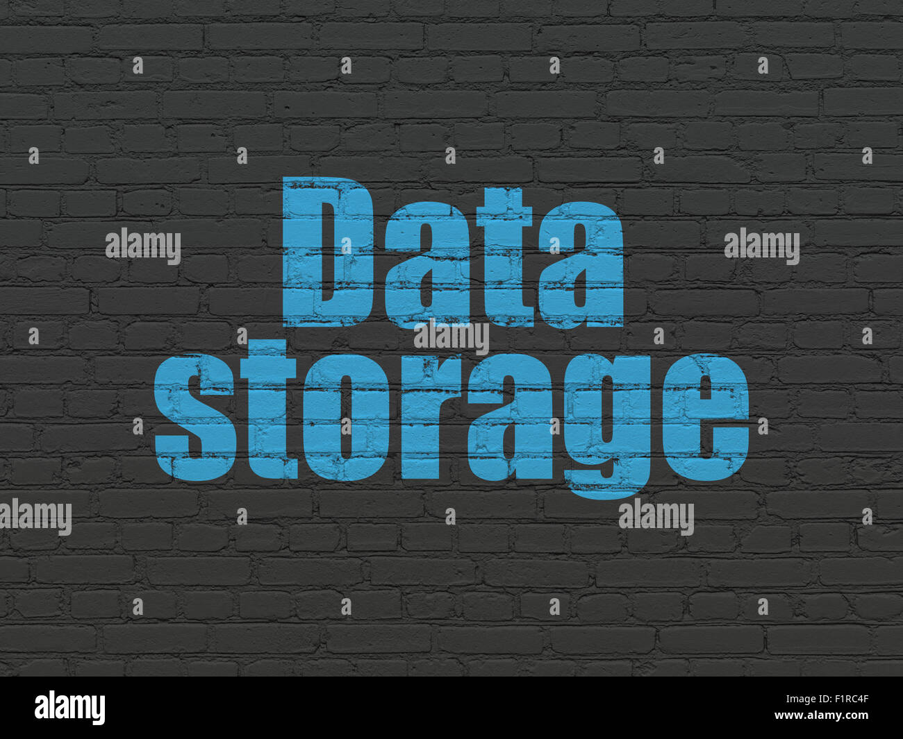 Data concept: Data Storage on wall background Stock Photo - Alamy