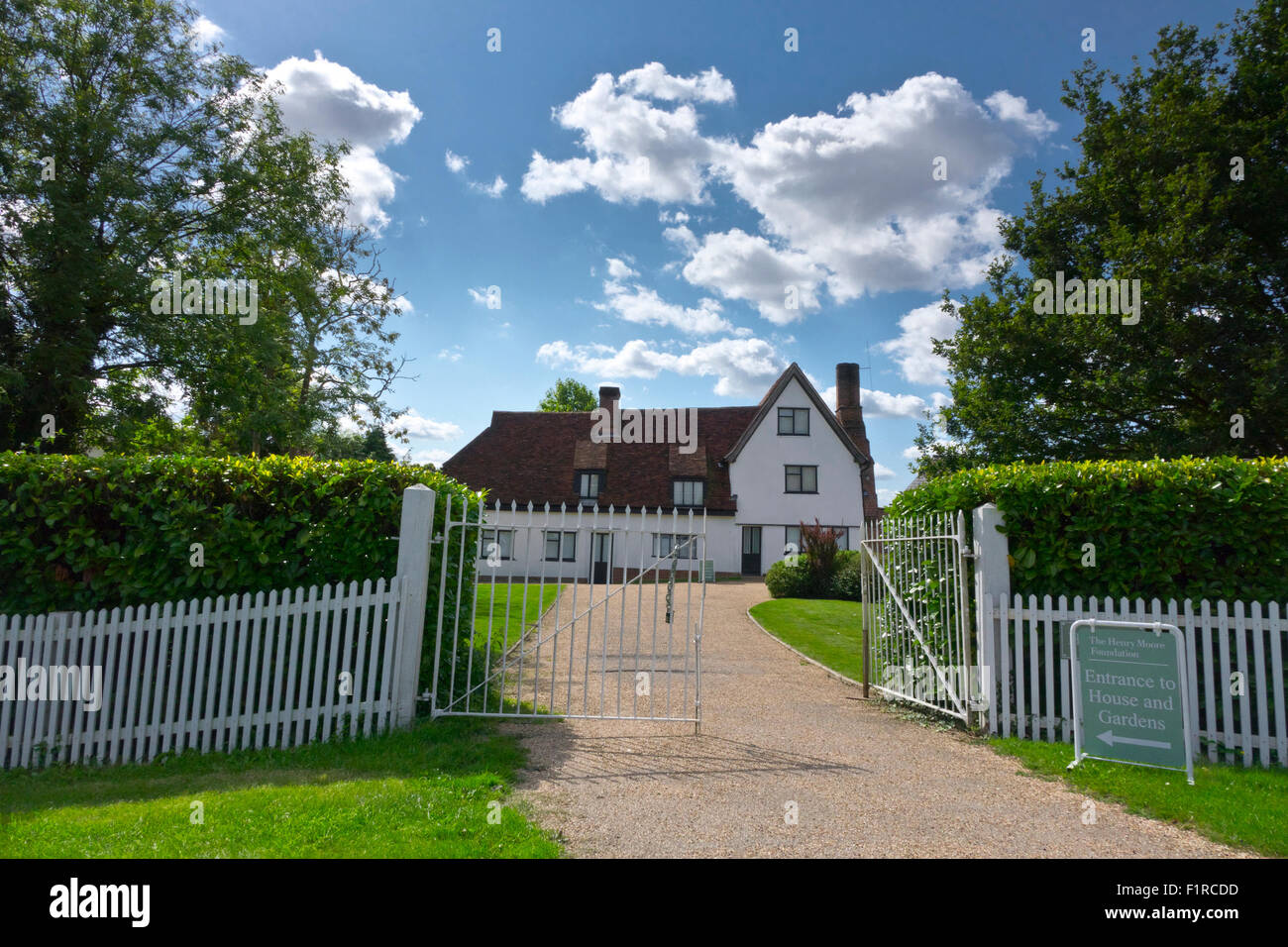 Hoglands home of Henry Moore Stock Photo - Alamy