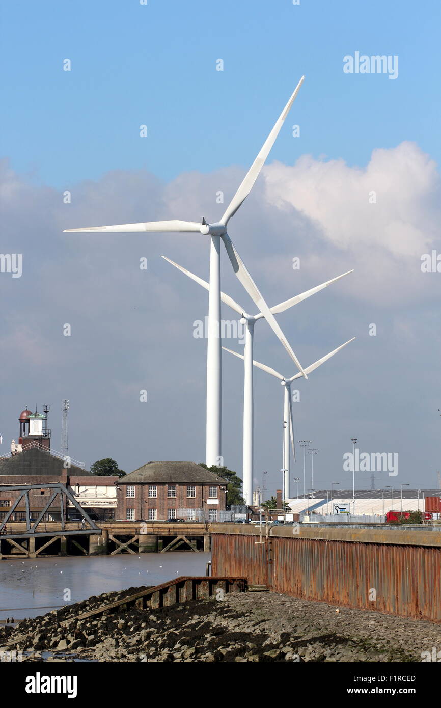 Tilbury wind farm hi-res stock photography and images - Alamy
