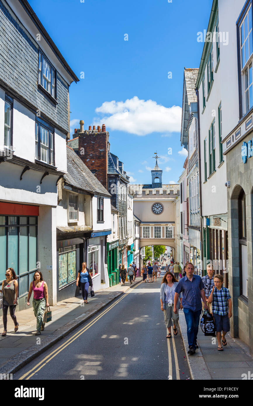 Totnes town centre south devon england uk hi-res stock photography and ...