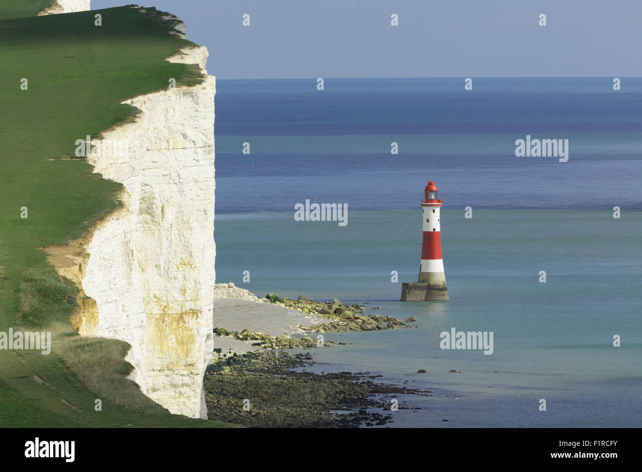 Beachy head lighthouse along hi-res stock photography and images - Alamy