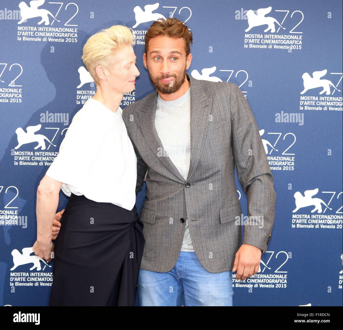 Actress tilda swinton poses photocall hi-res stock photography and ...