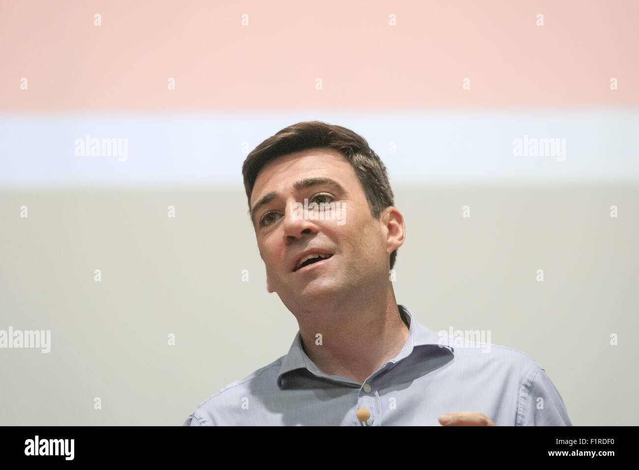 Andy Burnham, Labour leader candidate, head shot during a campaign ...