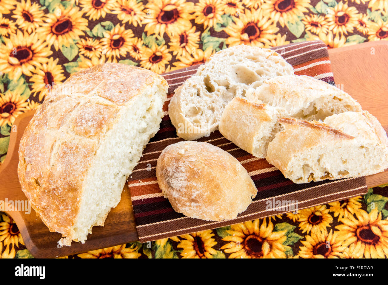 an assortment of fresh baked breads Stock Photo - Alamy