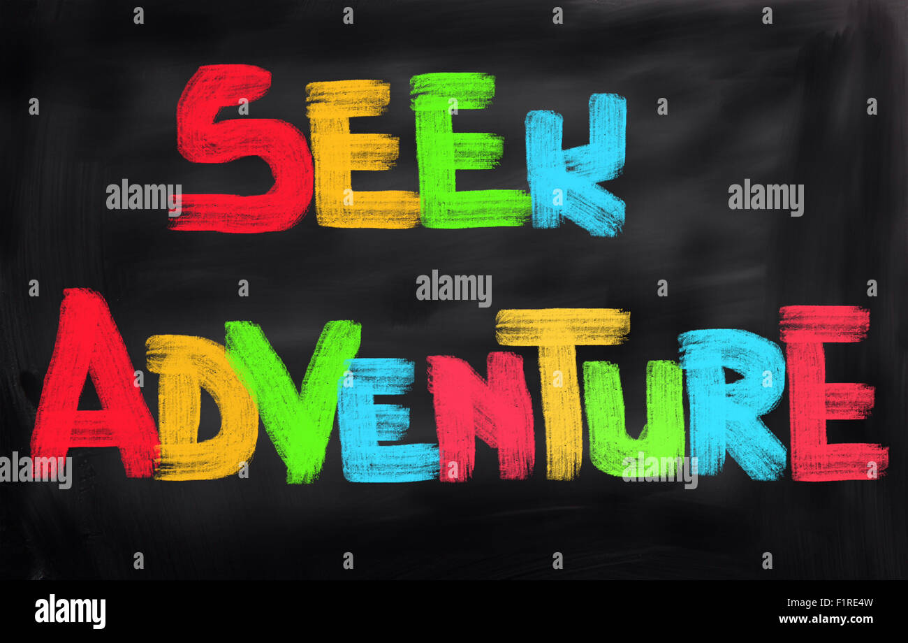 Seek Adventure Concept Stock Photo - Alamy