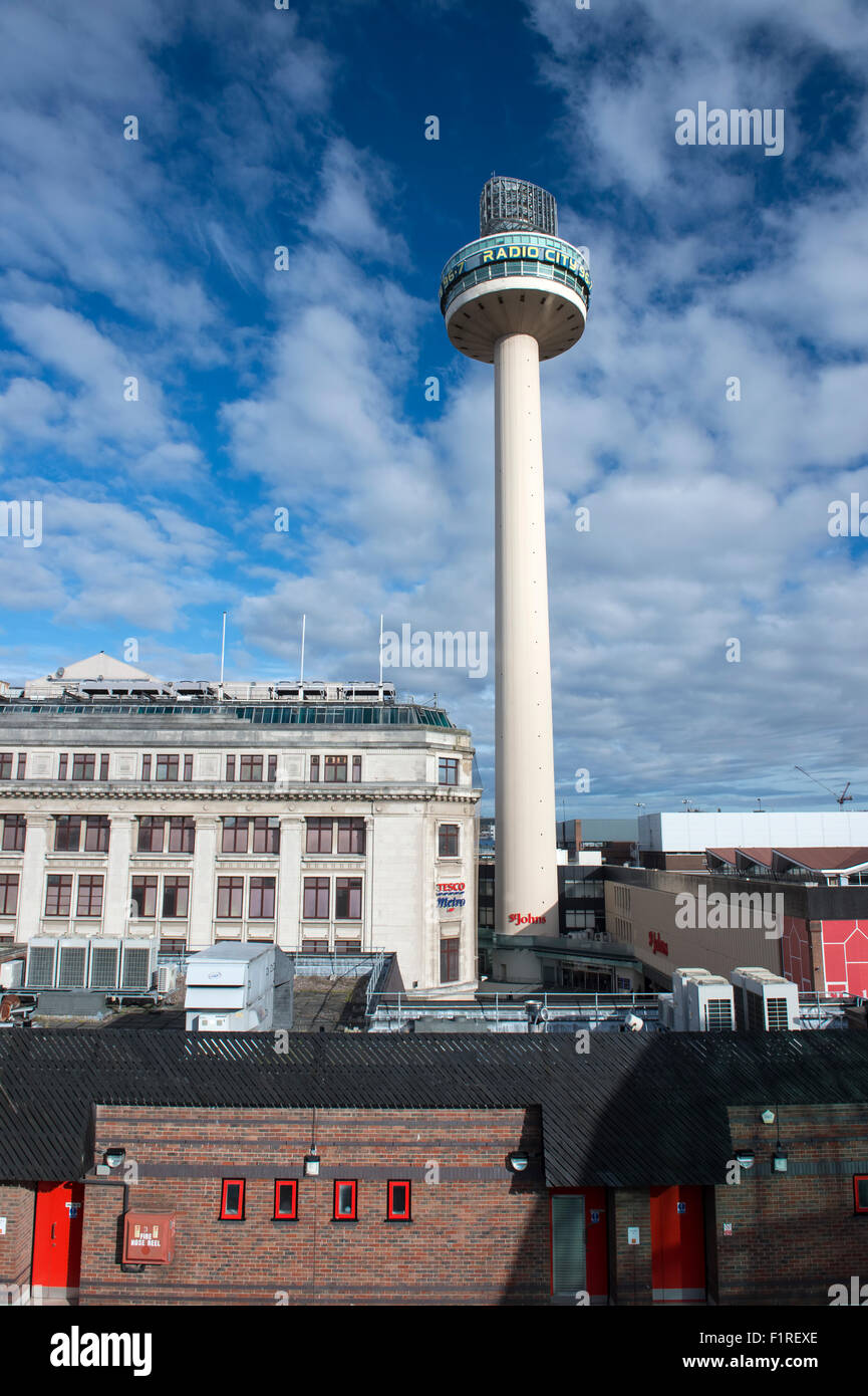 Radio City Tower, St John's Shopping centre, Liverpool Stock Photo - Alamy
