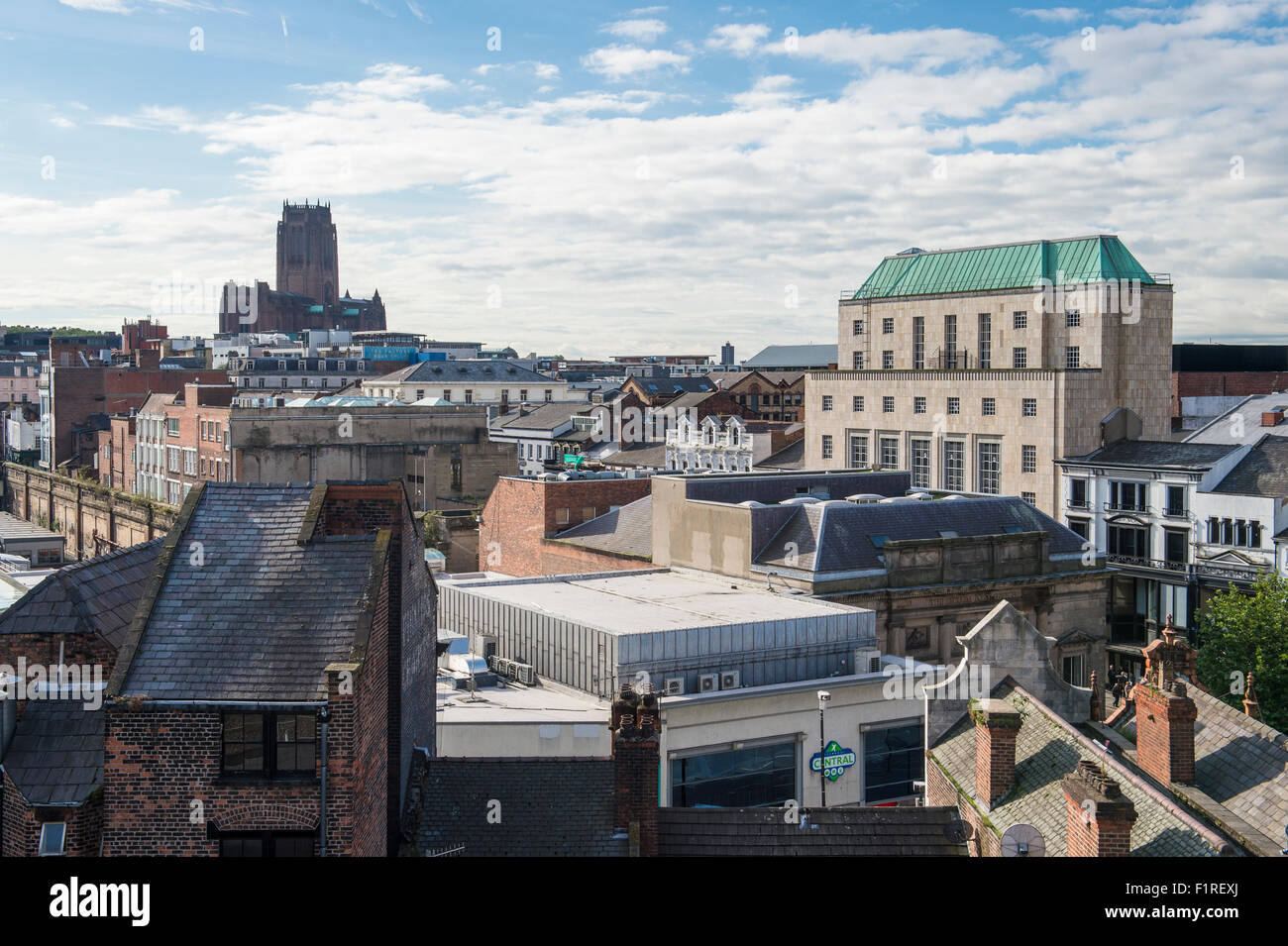 Rooftop view liverpool cathedral hi-res stock photography and images ...