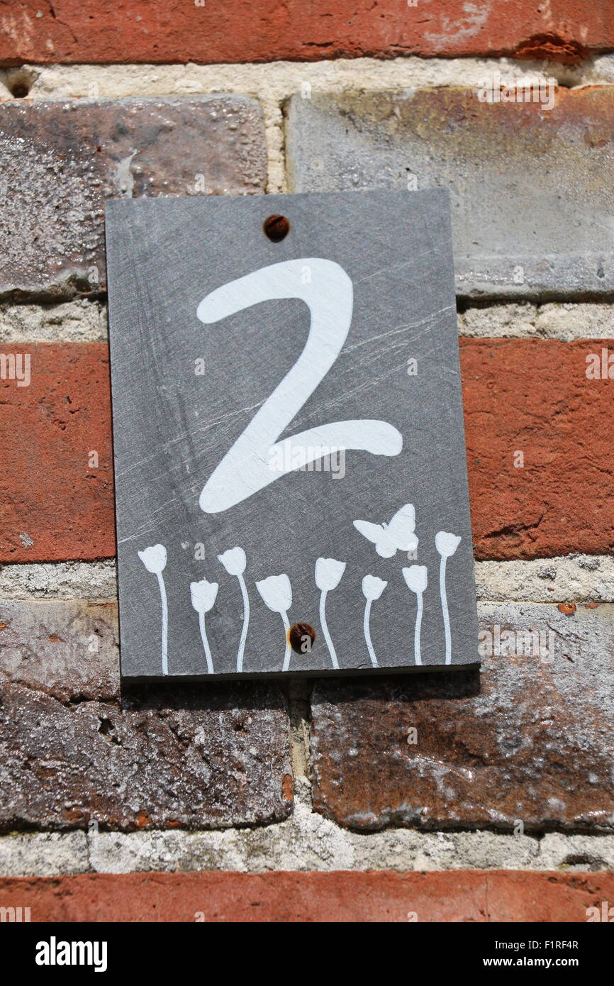 House number 2 sign hi-res stock photography and images - Alamy