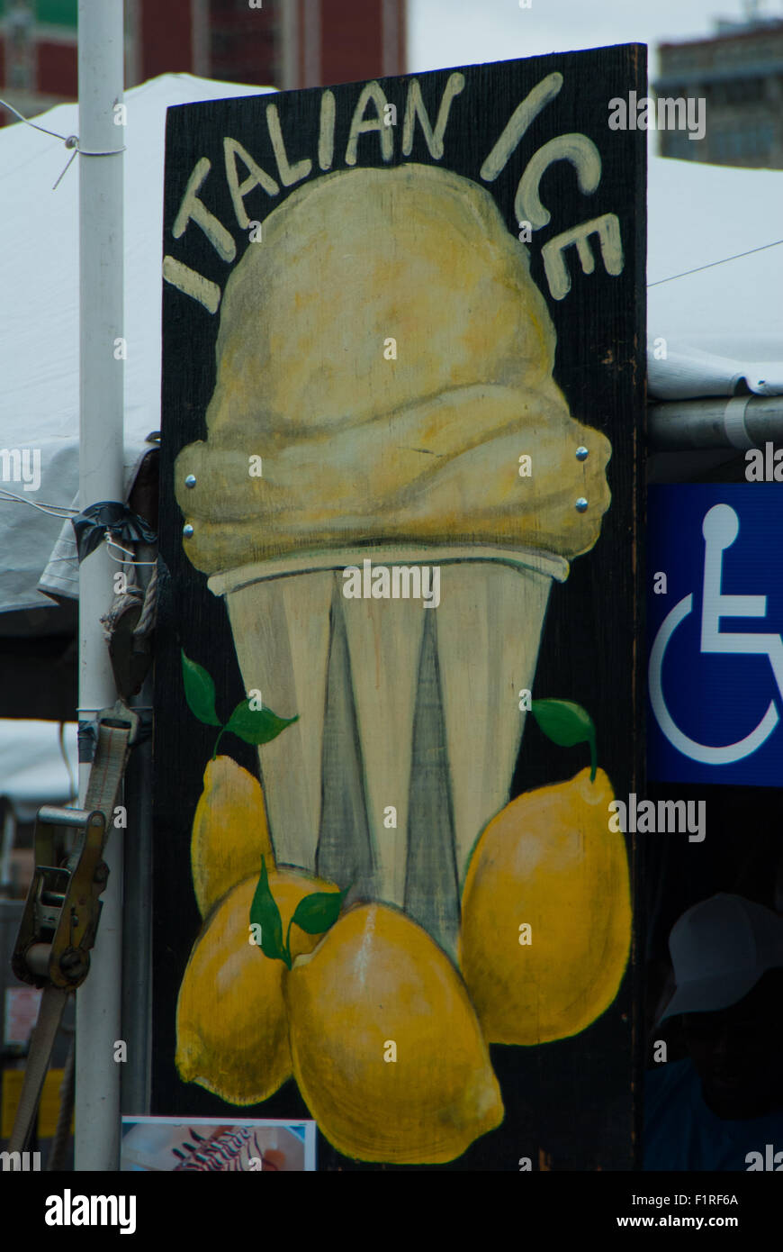 Ice cream advertising sign hi-res stock photography and images - Alamy