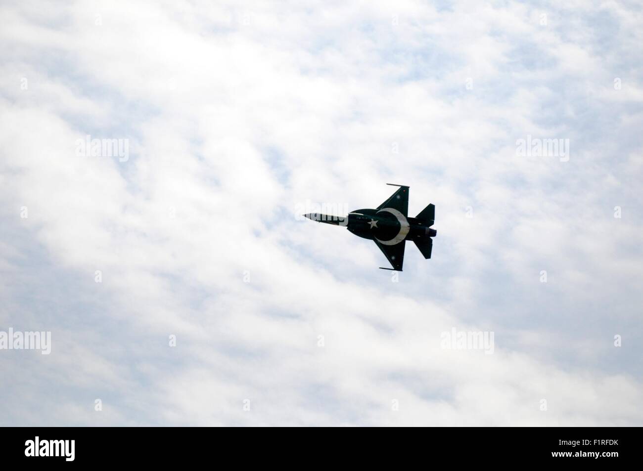 Islamabad, Pakistan. 6th Sep, 2015. A Pakistani JF-17 Thunder fighter ...