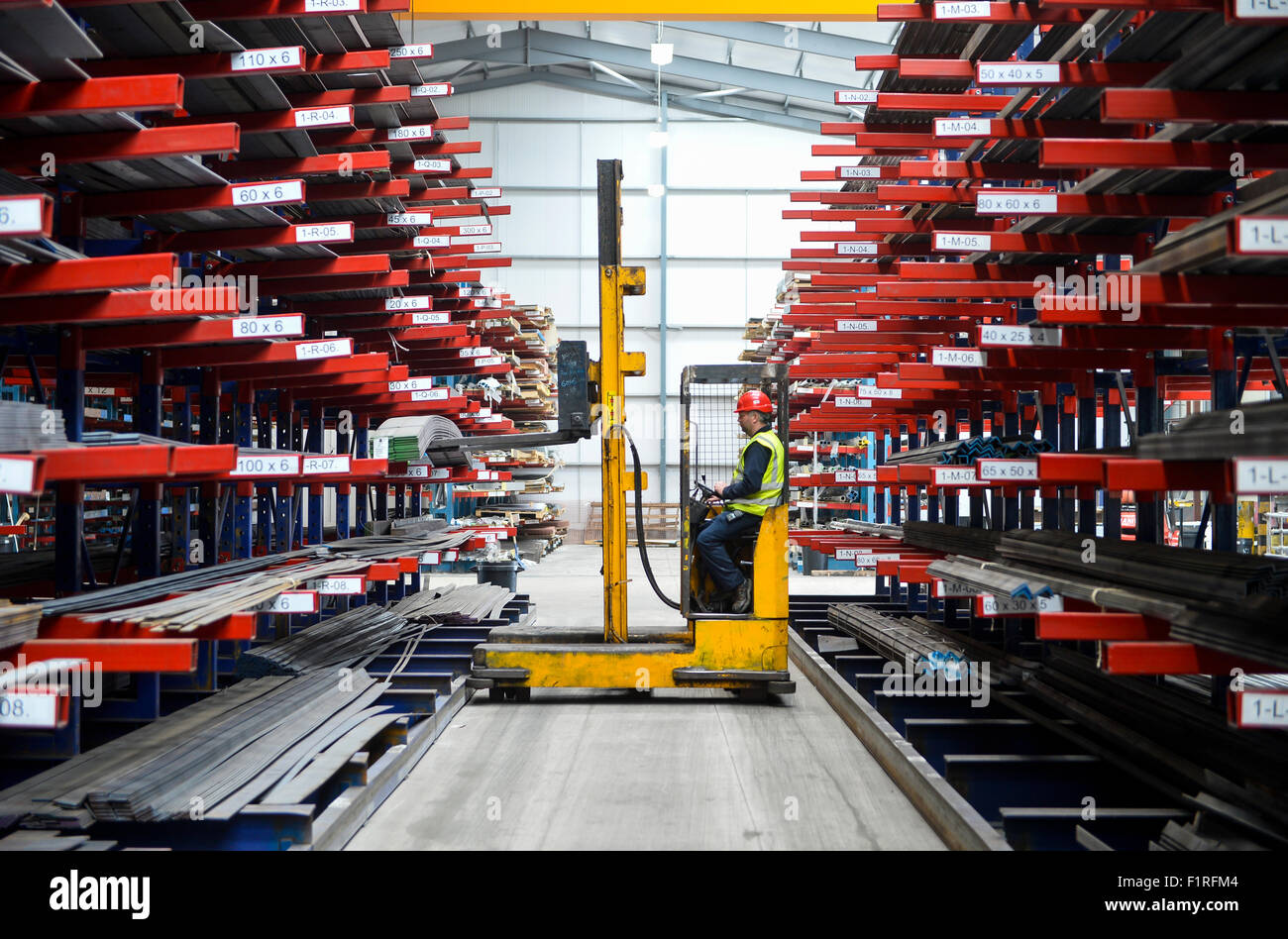 Side loader forklift hi-res stock photography and images - Alamy