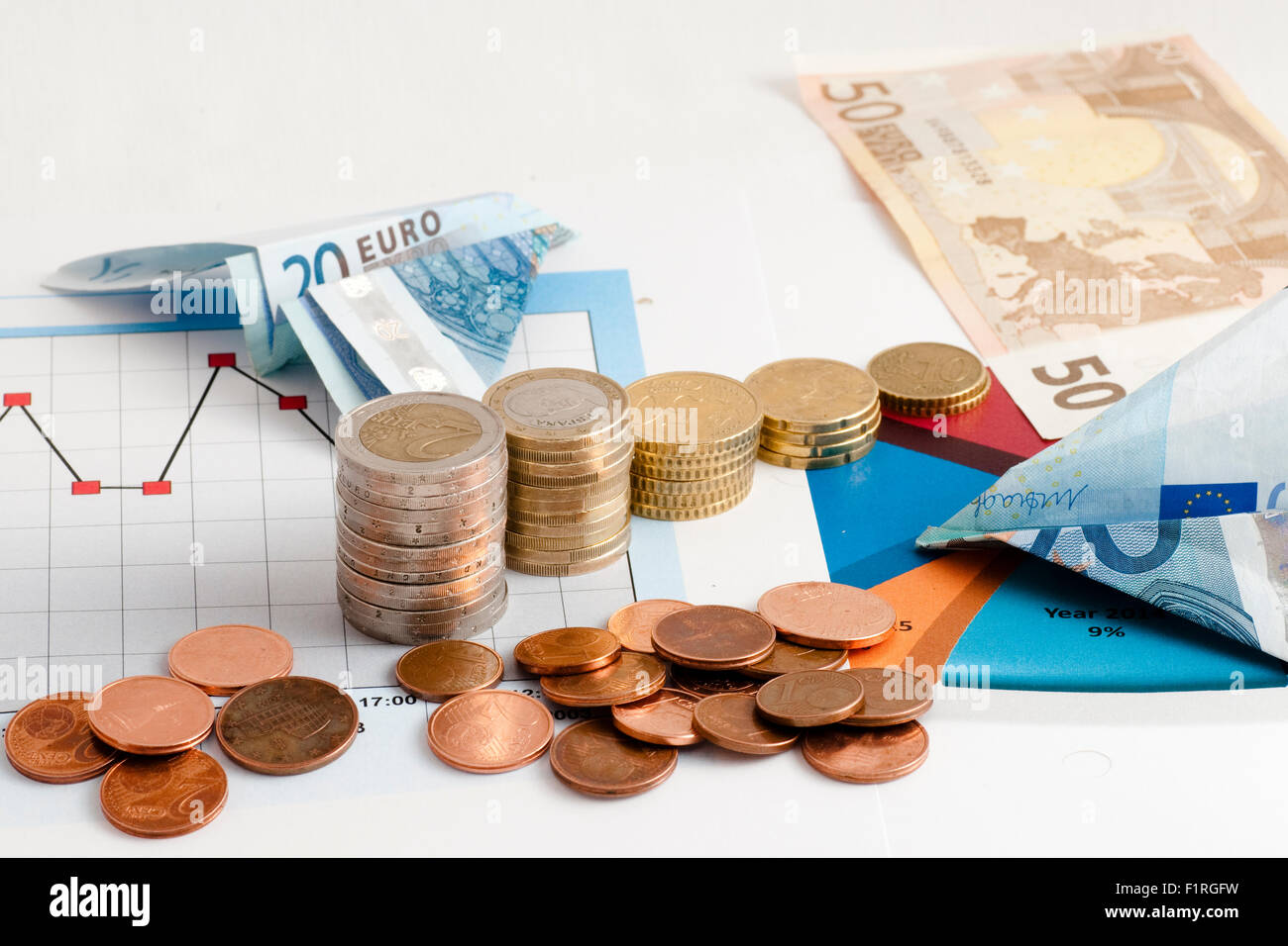 money and chart Stock Photo - Alamy