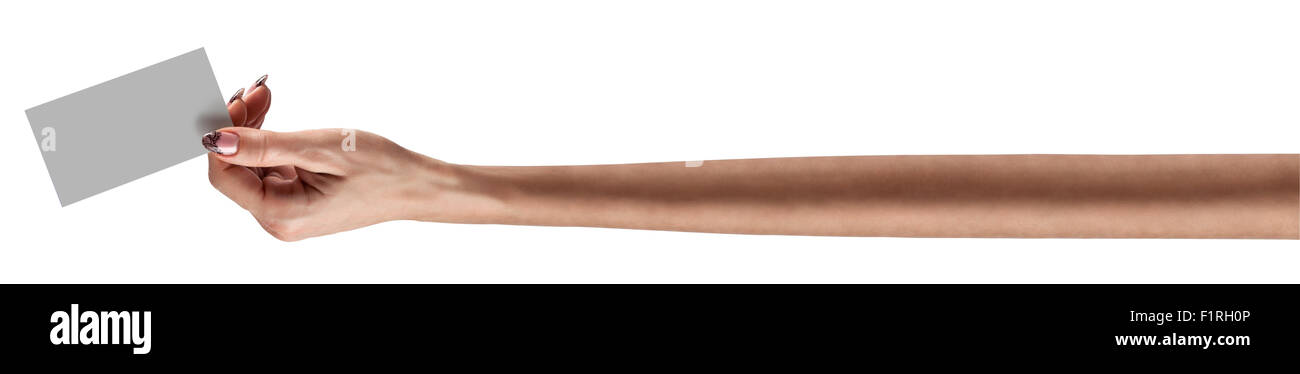 Extra long hand of women Stock Photo - Alamy