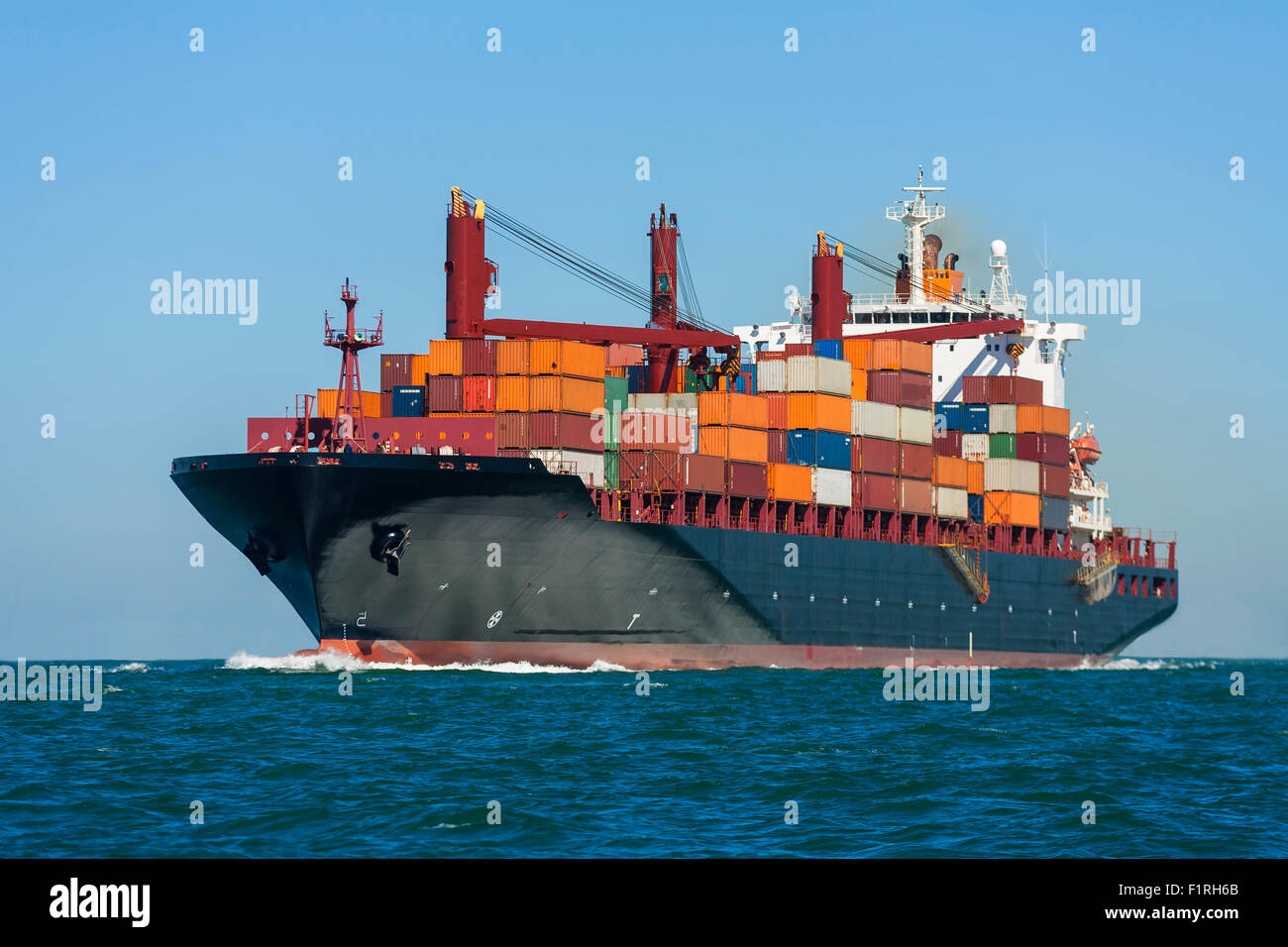 Container vessel sailing hi-res stock photography and images - Alamy