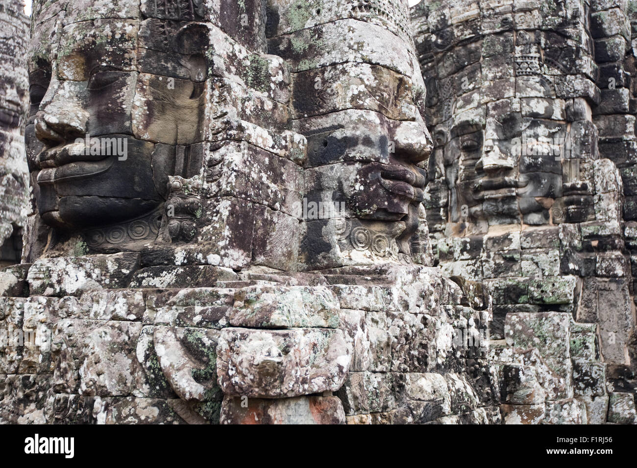 faces of Angkor Thom Stock Photo - Alamy