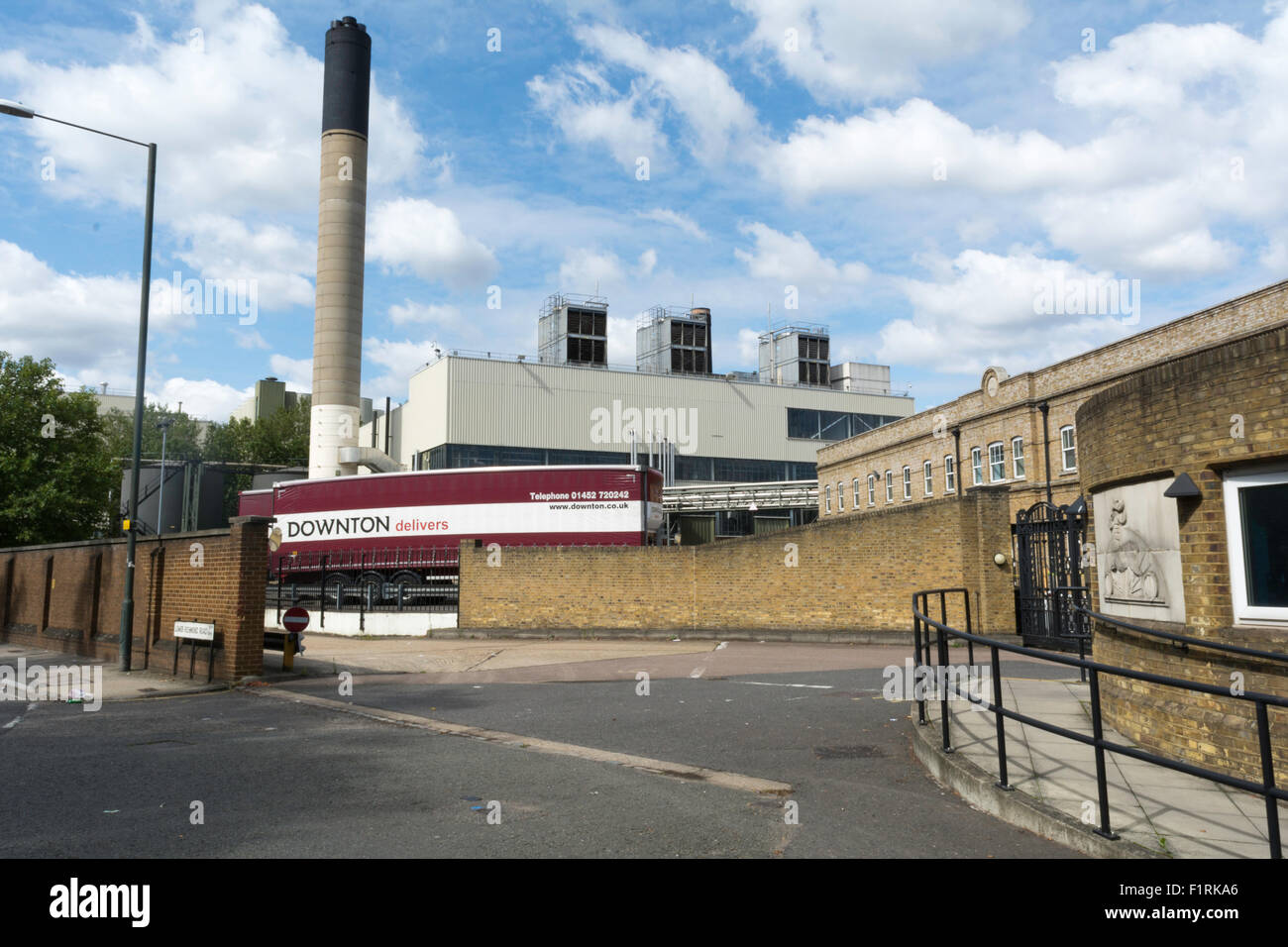 The entrance to the Stag Brewery in Mortlake, London SW14, UK Stock ...