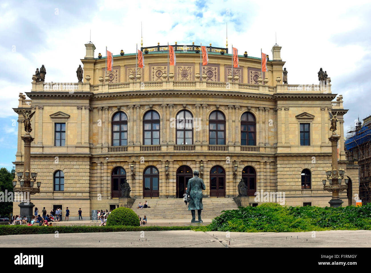 Rudolfinum Concert hall and Art gallery at the Jan Palach square of ...
