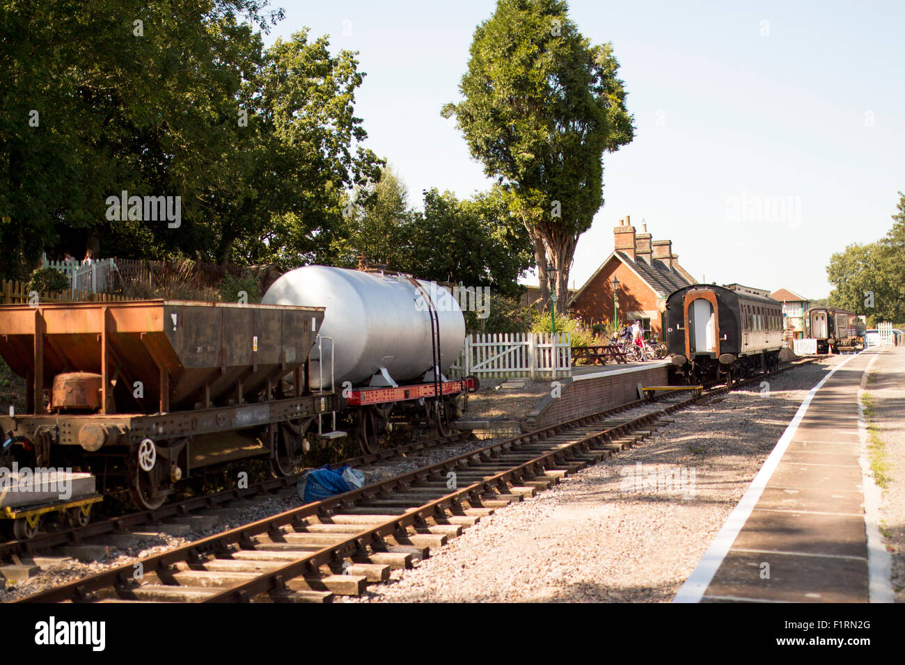 Shillingstone Railway Station Stock Photo - Alamy