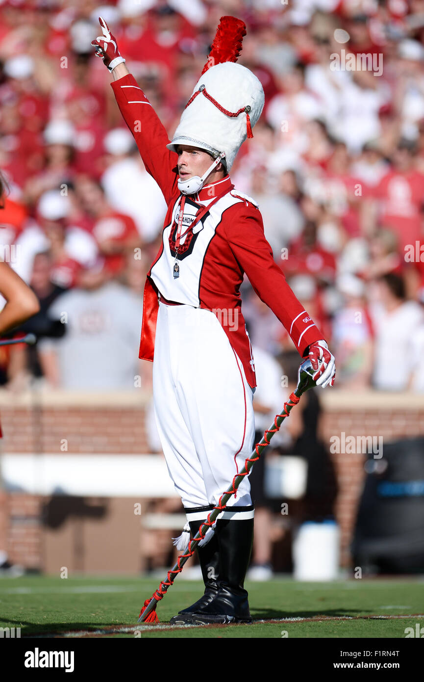 Norman, Oklahoma, USA. 5th Sep, 2015. The OU band prior to the first ...