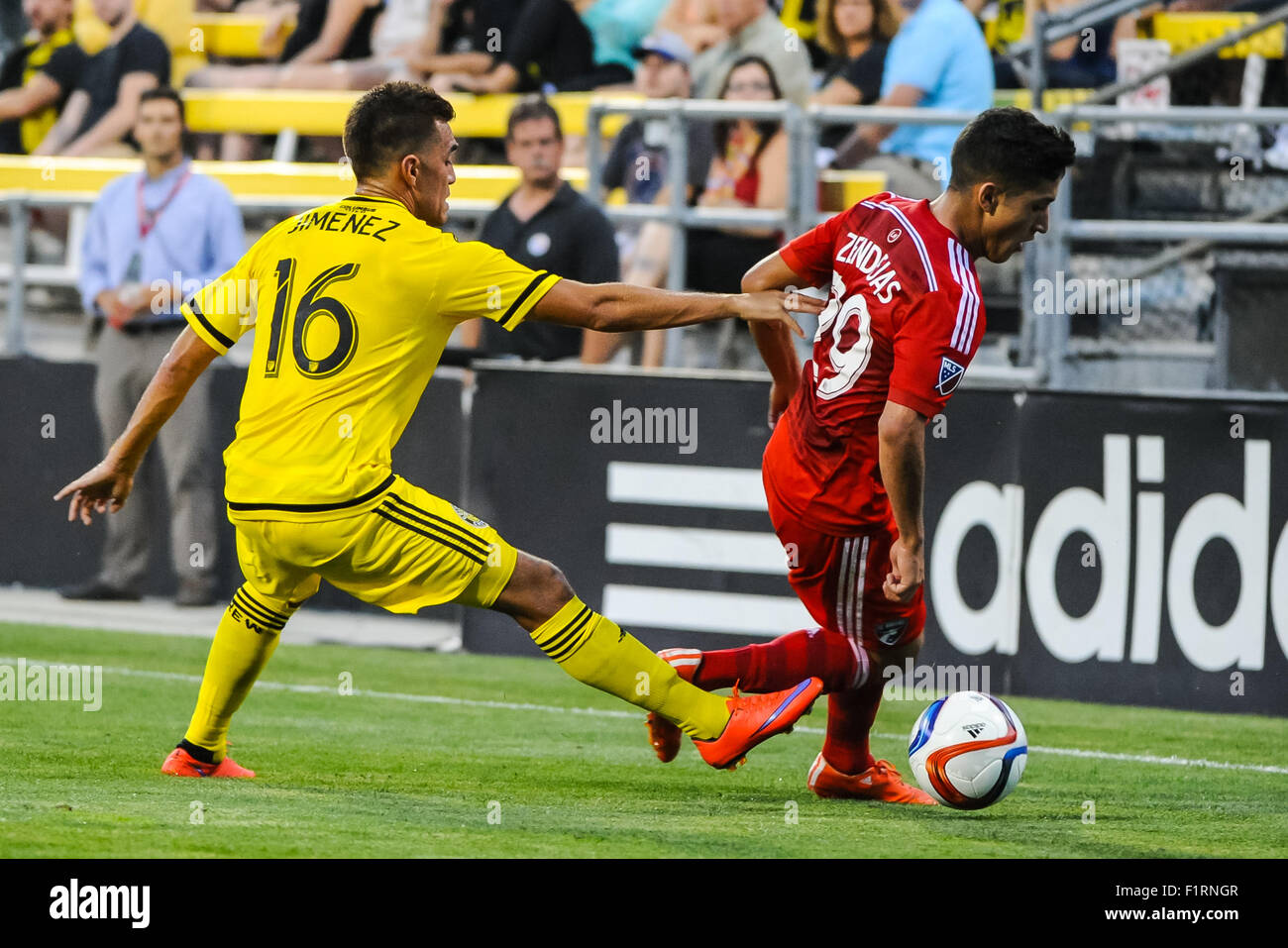 Columbus, Ohio, USA. 6th September, 2015. Hector Jimenez (16) of ...