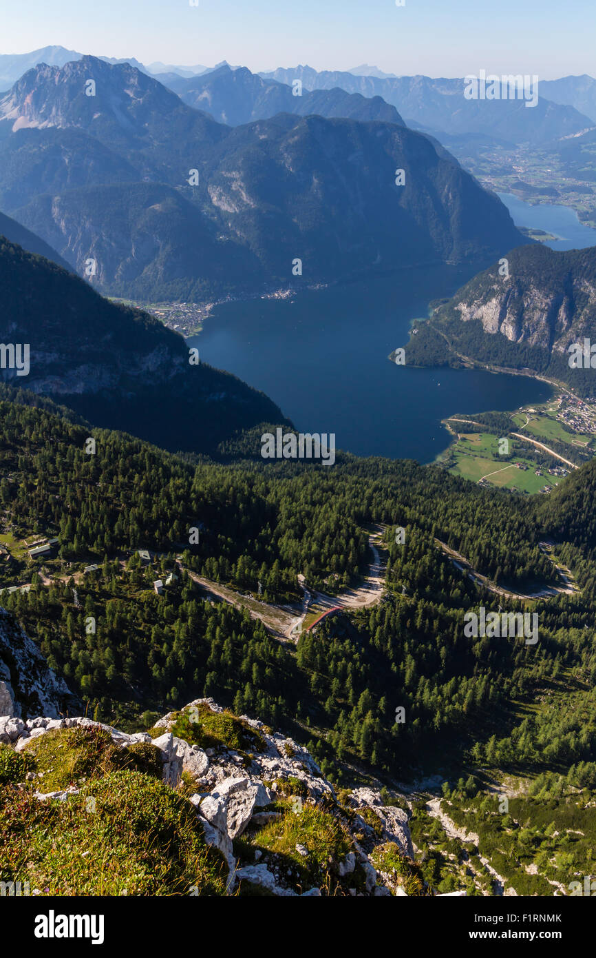 Beautiful Alps view from Dachstein Mountain, 5 Fingers viewing Platform ...