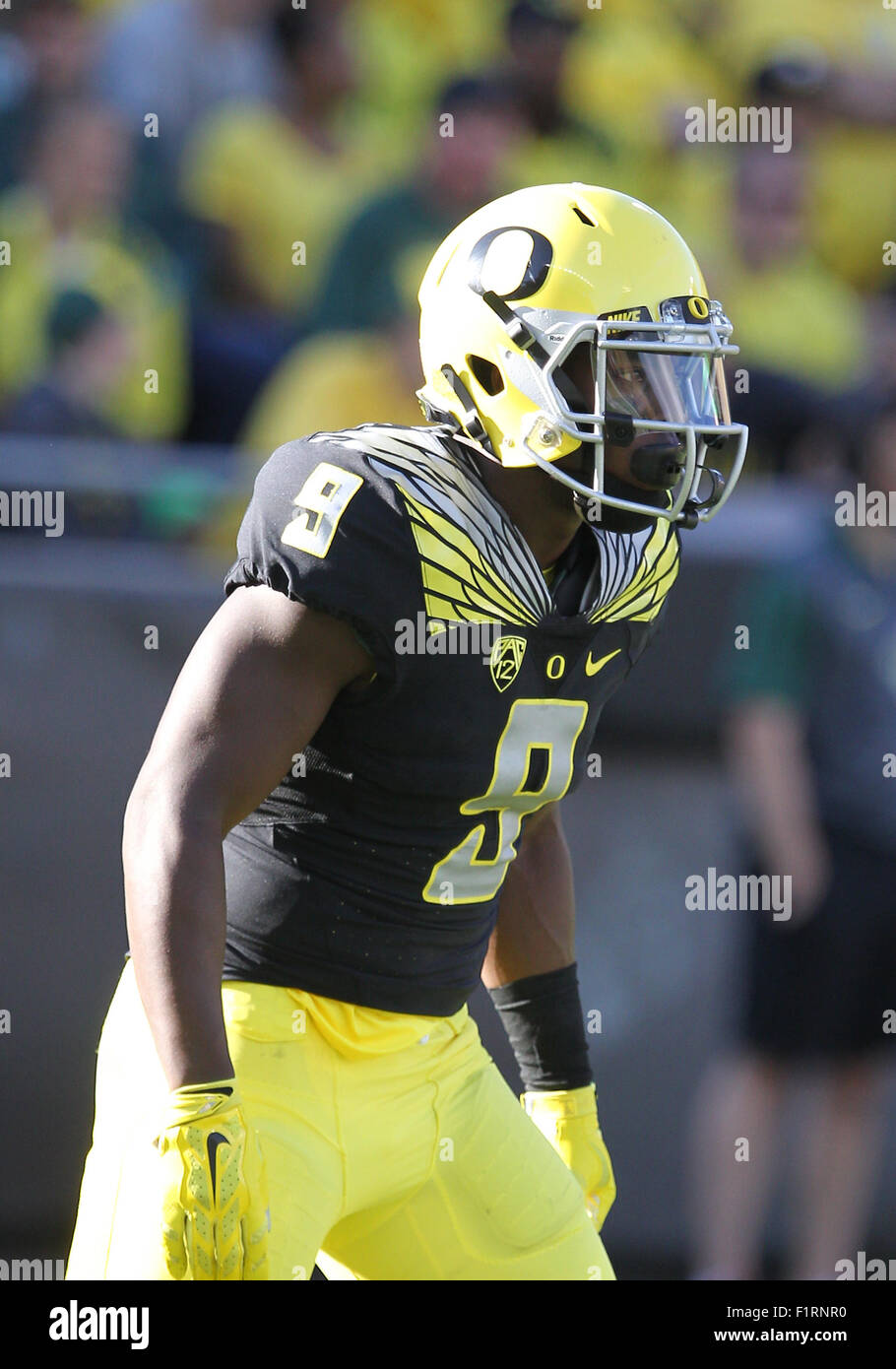 Autzen Stadium, Eugene, OR, USA. 5th Sep, 2015. Oregon wide receiver ...