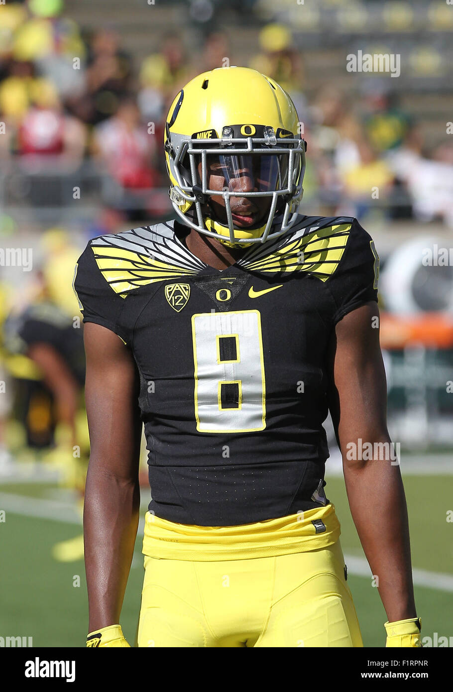 Autzen Stadium, Eugene, OR, USA. 5th Sep, 2015. Oregon defensive back ...