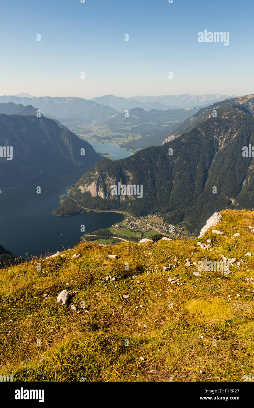 Beautiful Alps view from Dachstein Mountain, 5 Fingers viewing Platform ...