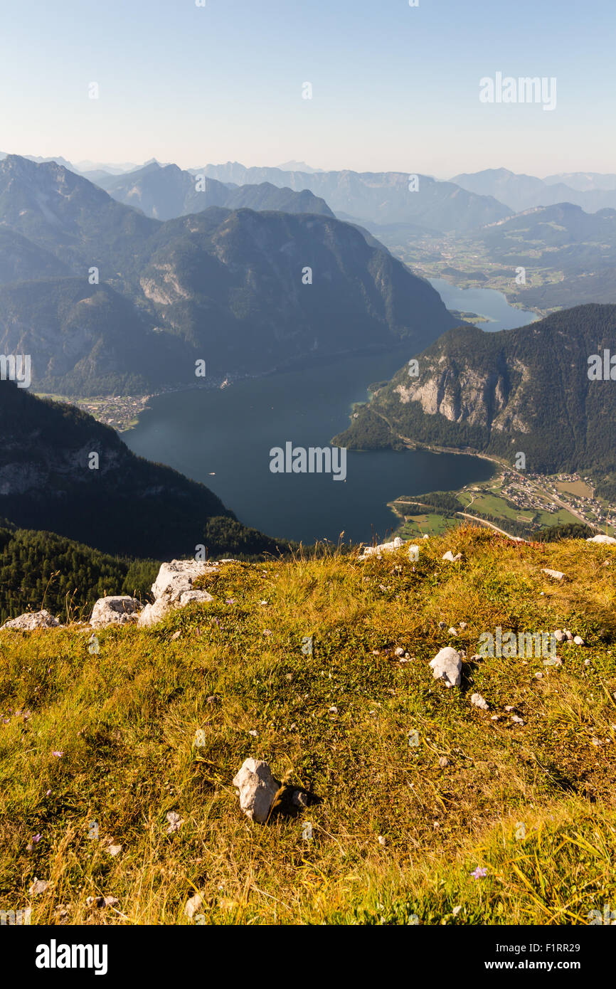 Beautiful Alps view from Dachstein Mountain, 5 Fingers viewing Platform ...